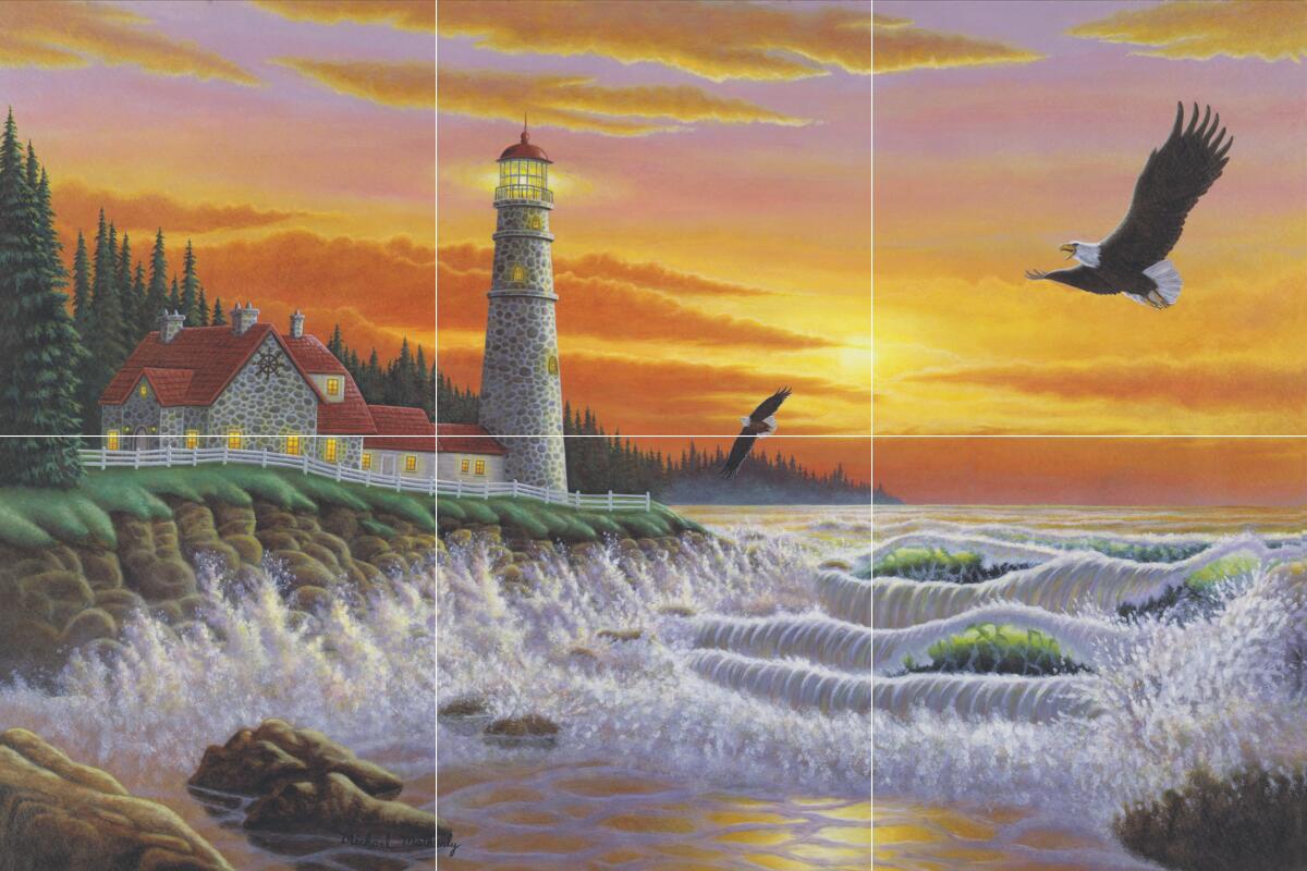 Ceramic Backsplash Tile Mural Nautical Sailing Ship Sailboat - The ...