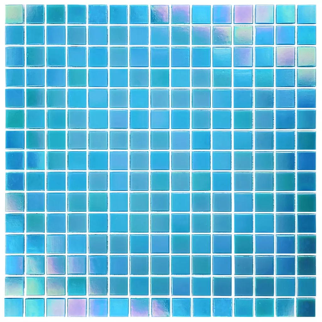 VS-Caribbean Blue Iridescent 3/4" x 3/4", GV42020B5, Swimming Pool ...